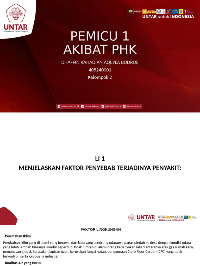 PPT. PEMICU 1 BM 3 AKIBAT DI PHK Dhaffin Rahadian Aqeyla Bodroe | PDF