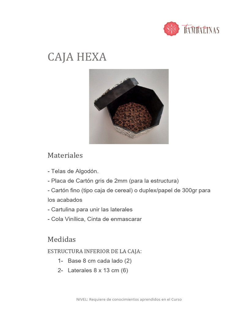 Proyecto Caja Hexa | PDF