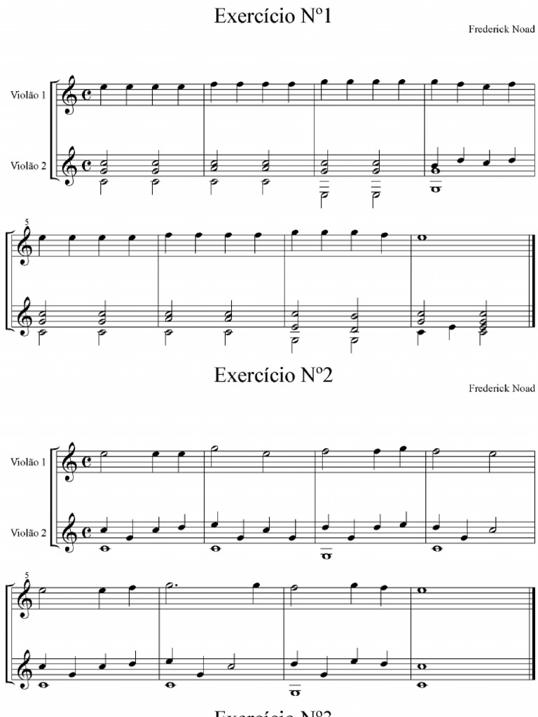 Frederick Noad - Exercicios - Andre Campos | PDF