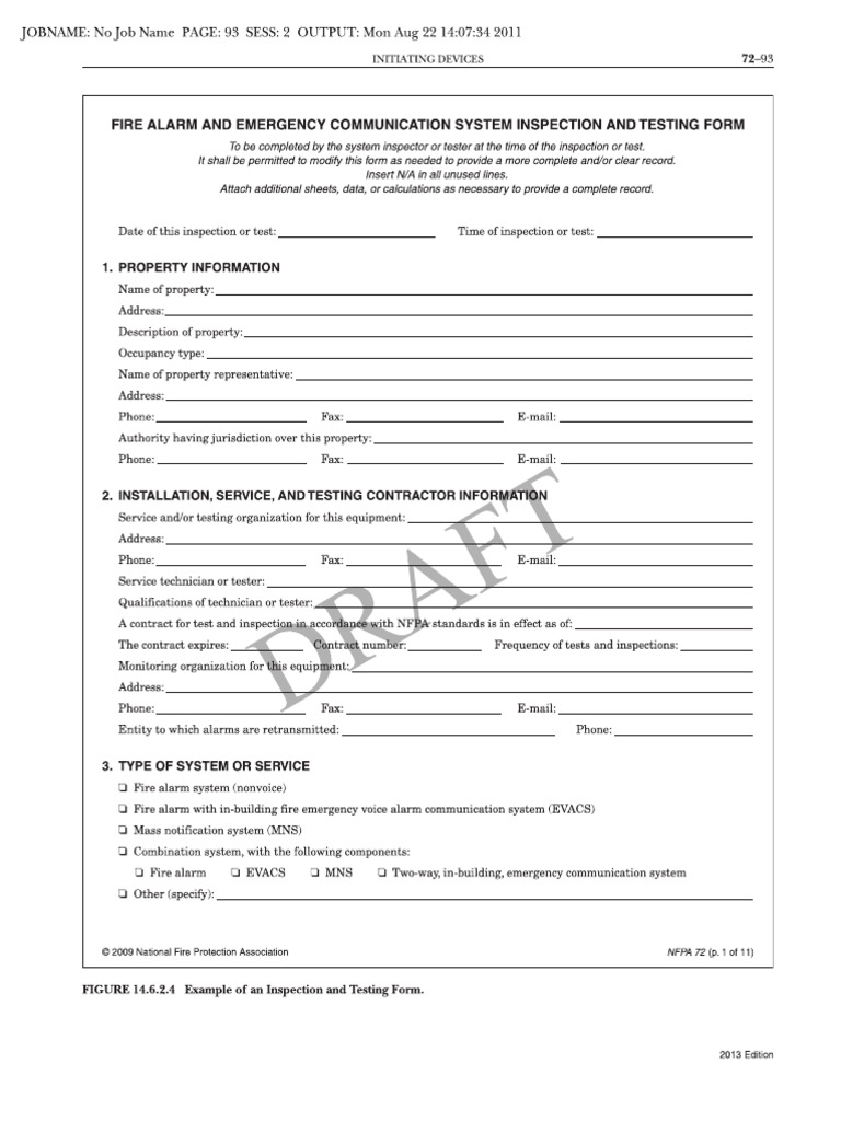 Nfpa 72 Test Report | PDF
