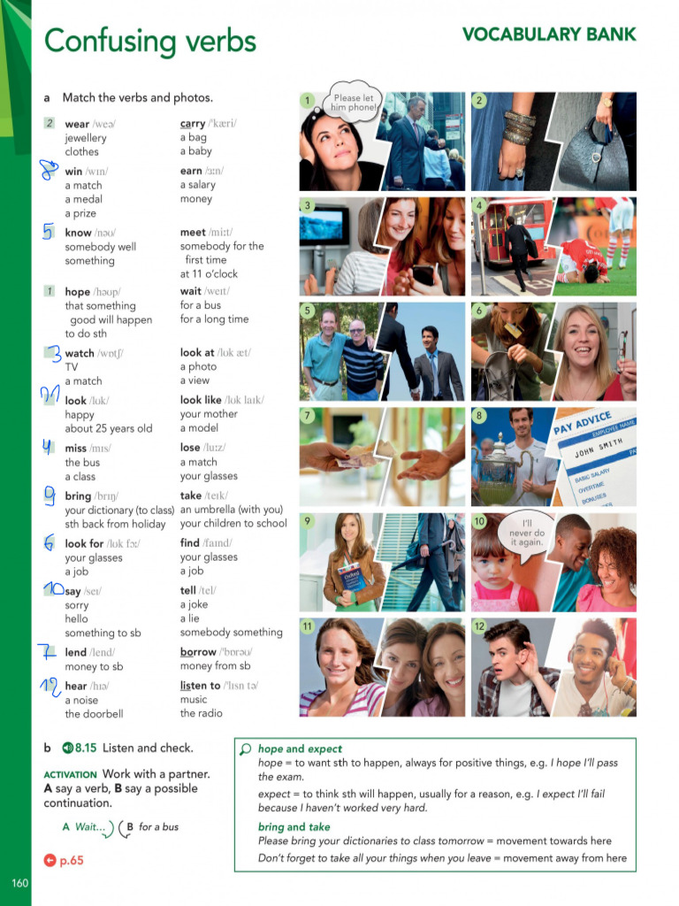Confusing Verbs | PDF