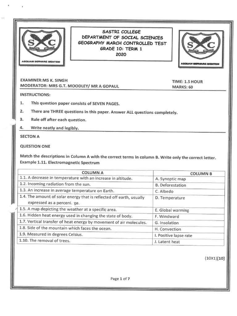 GEOGRAPHYg 10 | PDF