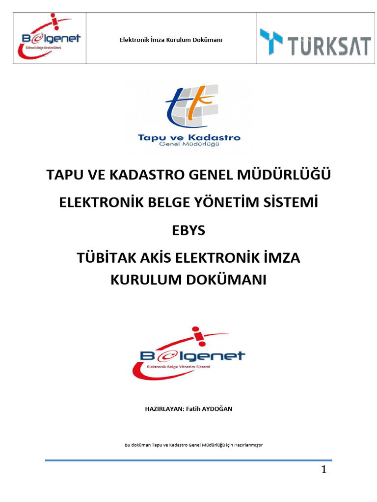 Tubitak Akis Kart Kurulumu | PDF
