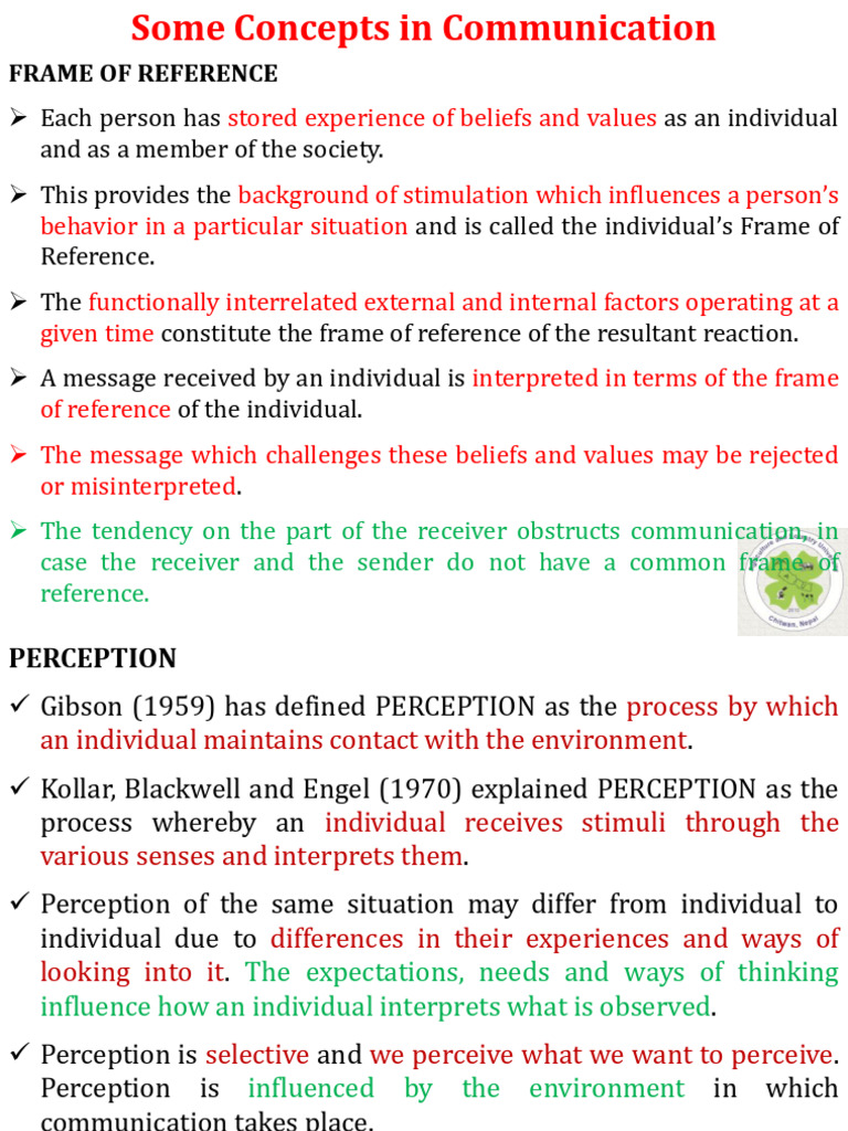 10 Effective Communication Principles | PDF | Communication | Perception