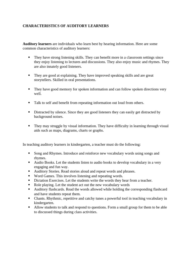 Characteristics of Learners | PDF | Vocabulary | Learning