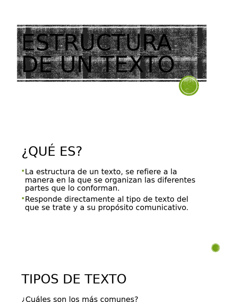Estructura de Un Texto | PDF