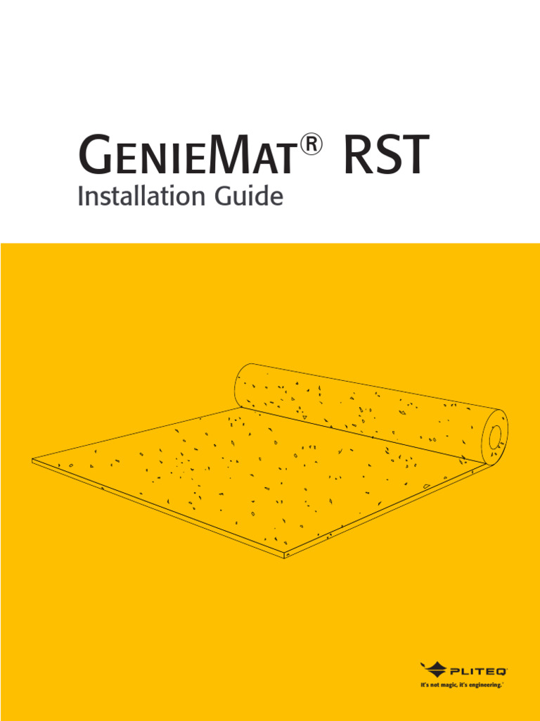 NA GenieMat RST02 - FF02NP Wordless Install Guide - 250130 - 171131 | PDF