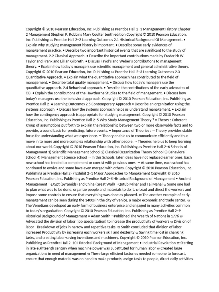 Management 101 Assignment | PDF | System | Organizational Behavior