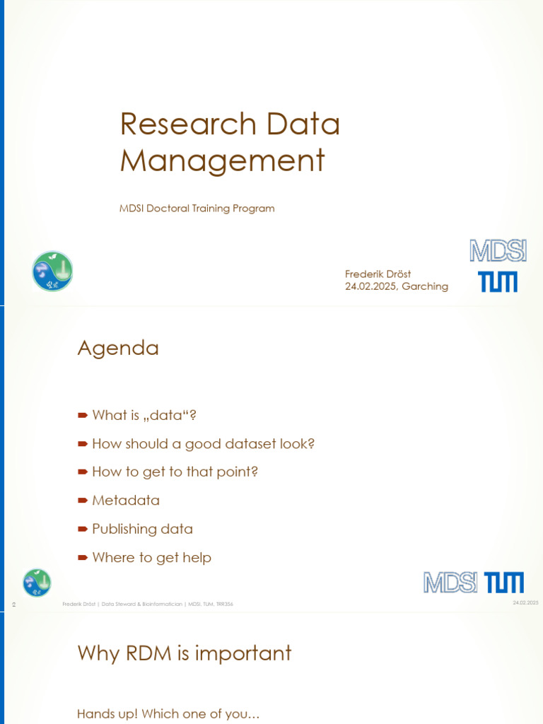 Introduction to RDM | PDF | Data | Backup