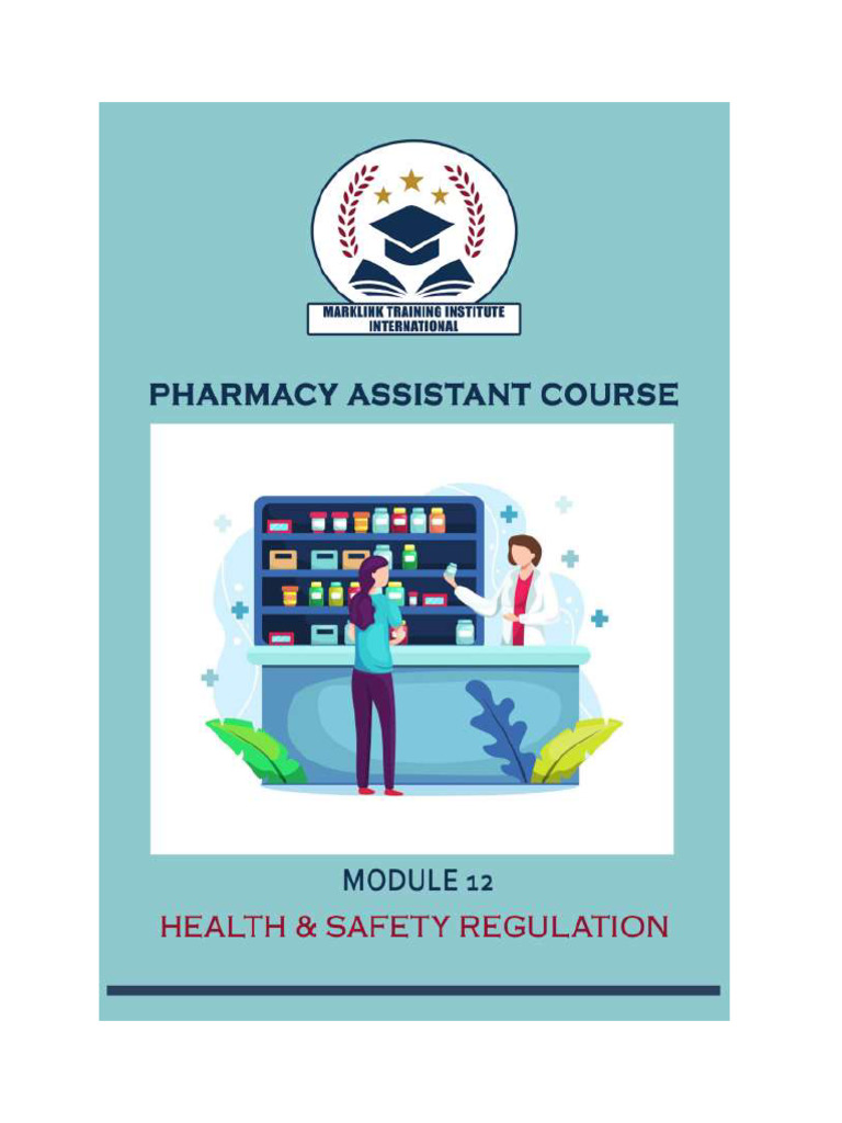 Pharmacy Health and Safety Guidelines | PDF | Occupational Safety And ...