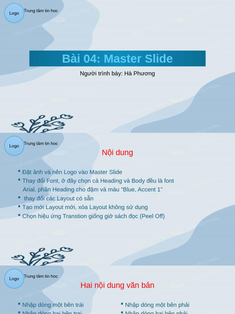 Bài 04 Master Slide | PDF