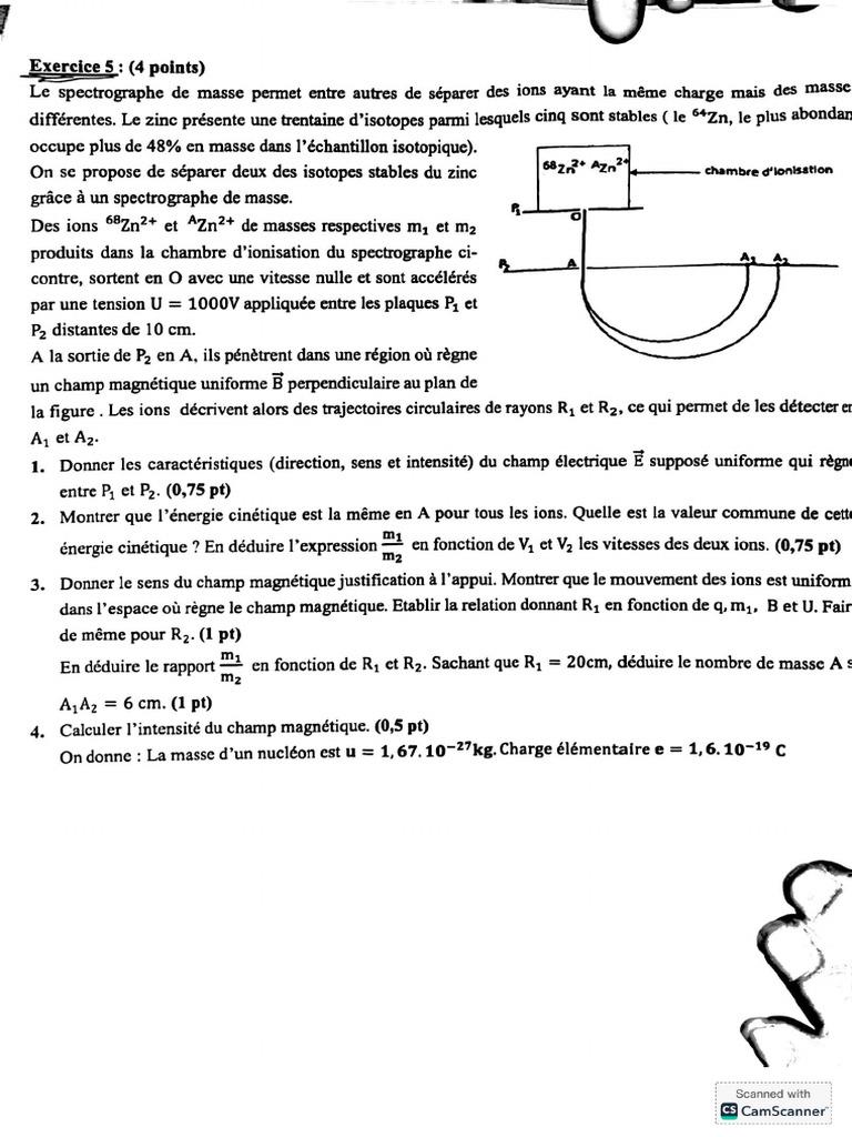 Exercice PC À Faire Pour Vendredi | PDF
