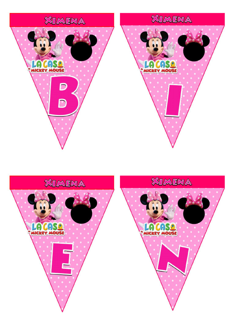 Banderines Bienvenidos | PDF
