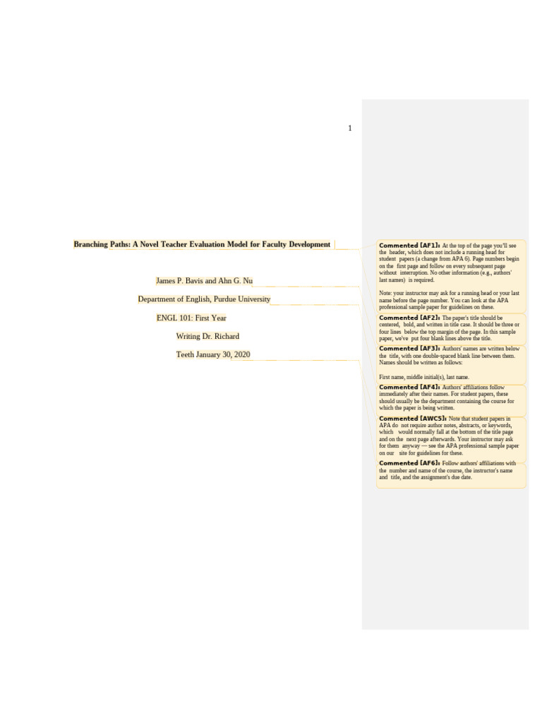 APA 7 Student Paper Guidelines | PDF | Effect Size | Teachers