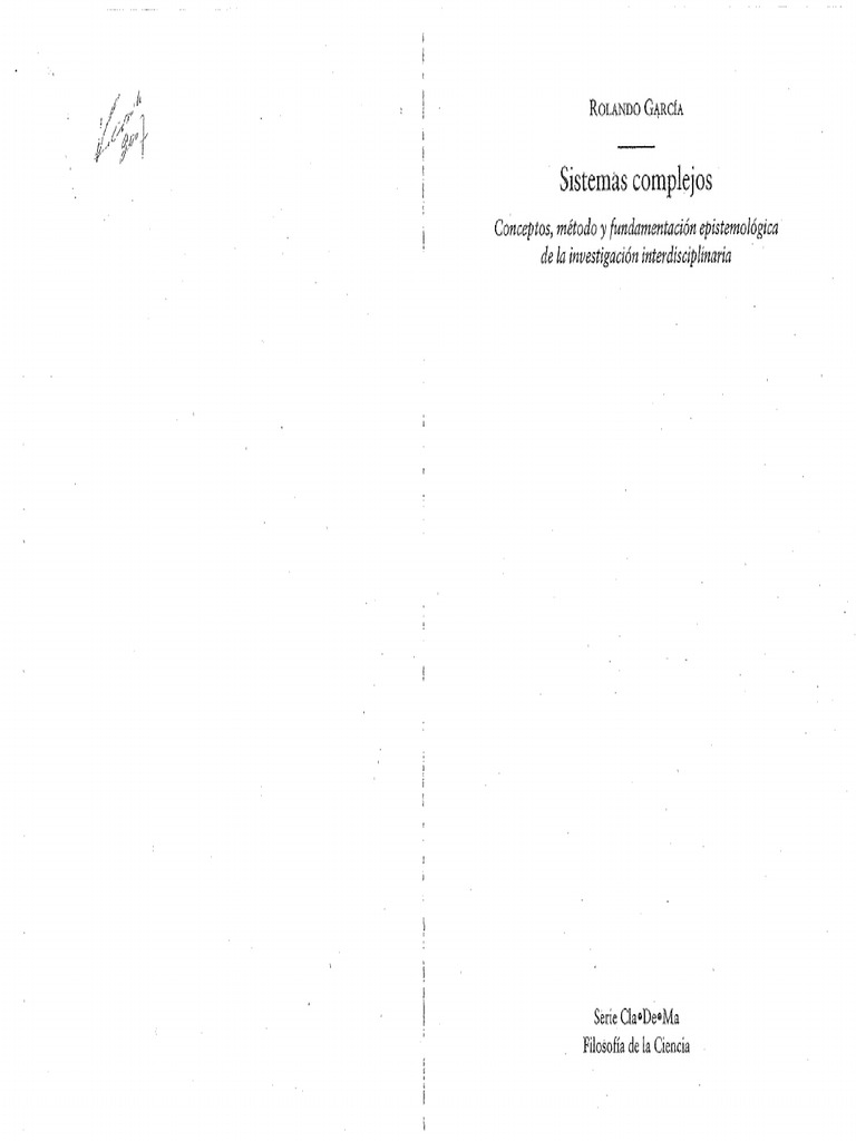 GARCIA Sistemas Complejos | PDF