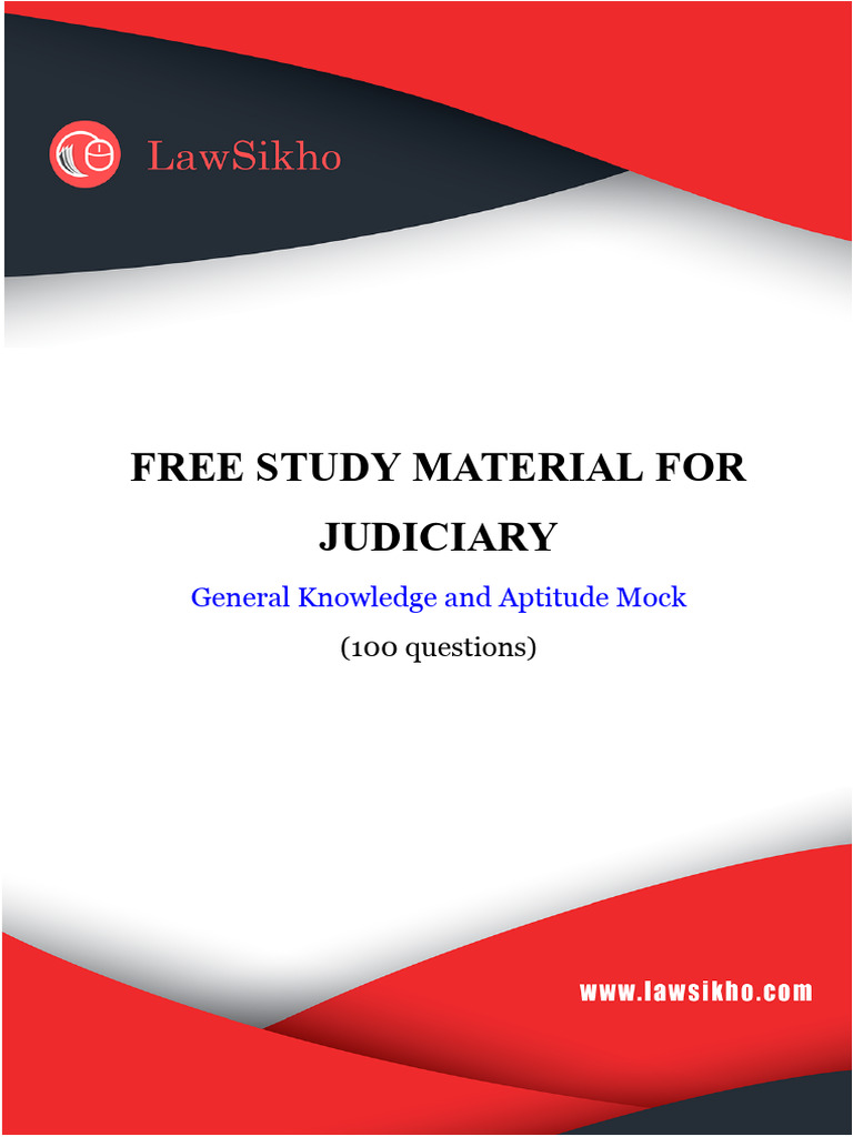 General Knowledge and Aptitude Mock - 100 Questions | PDF | Pardon