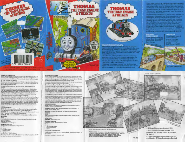 Thomas The Tank Engine 1990 Alternative Software Text | PDF