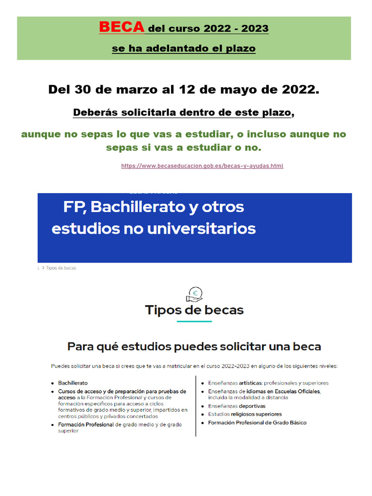 Becas | PDF