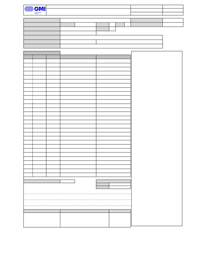 Ya-For-Ot-006 Formato de Equipo Scaler | PDF | Sustancias químicas ...