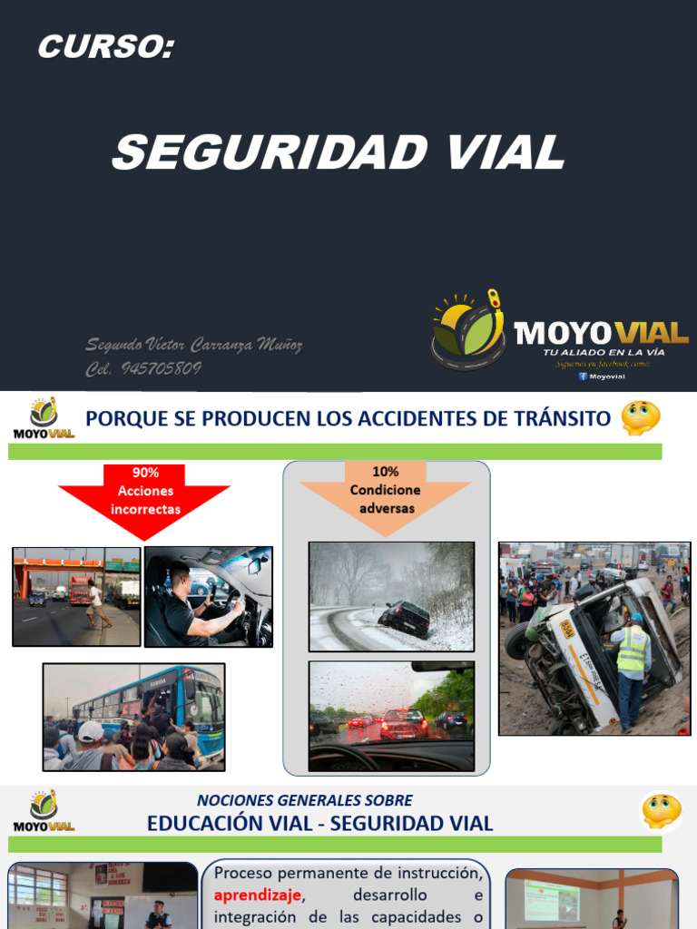 Seguridad Vial: Prevención de Accidentes | PDF | Tráfico | Seguridad vial