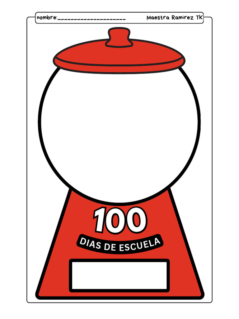 100 Dias de Escuela | PDF