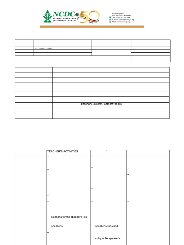 New Lesson Plan Format 2024 | PDF | Learning | Lesson Plan