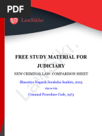 CRPC and Bnss Comparison | PDF | Search Warrant | Arrest Warrant