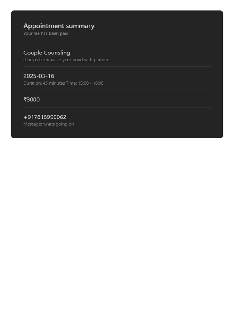 Appointment Summary (7) | PDF