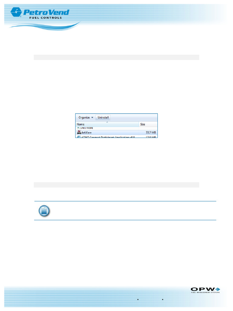 m030300-artware-installation-guide | PDF | Computer File | Button (Computing)