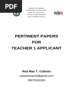 Editable Pertinent Papers for Teachers | PDF