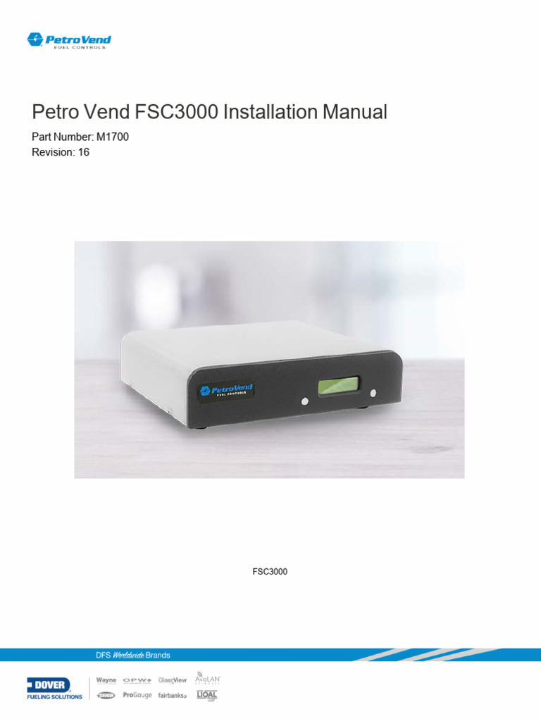 M1700 FSC3000 Installation Configuration Manual | PDF | Electrostatic ...