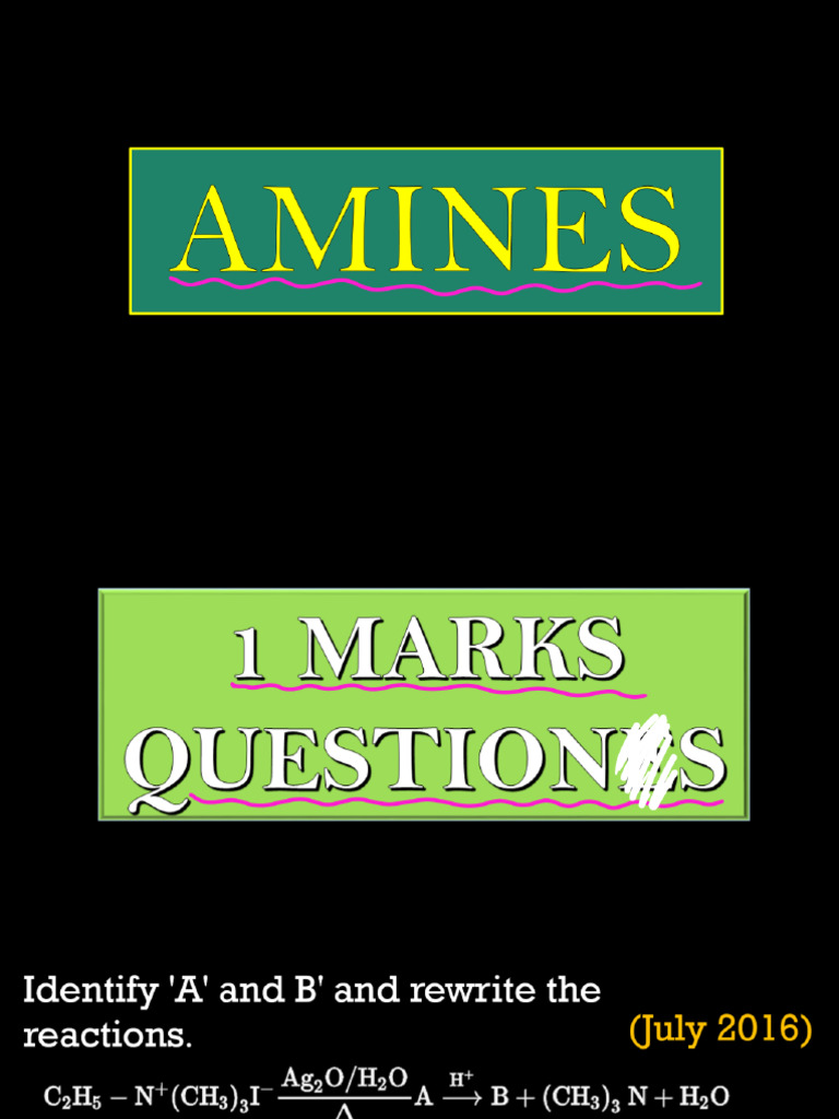 Amines | PDF