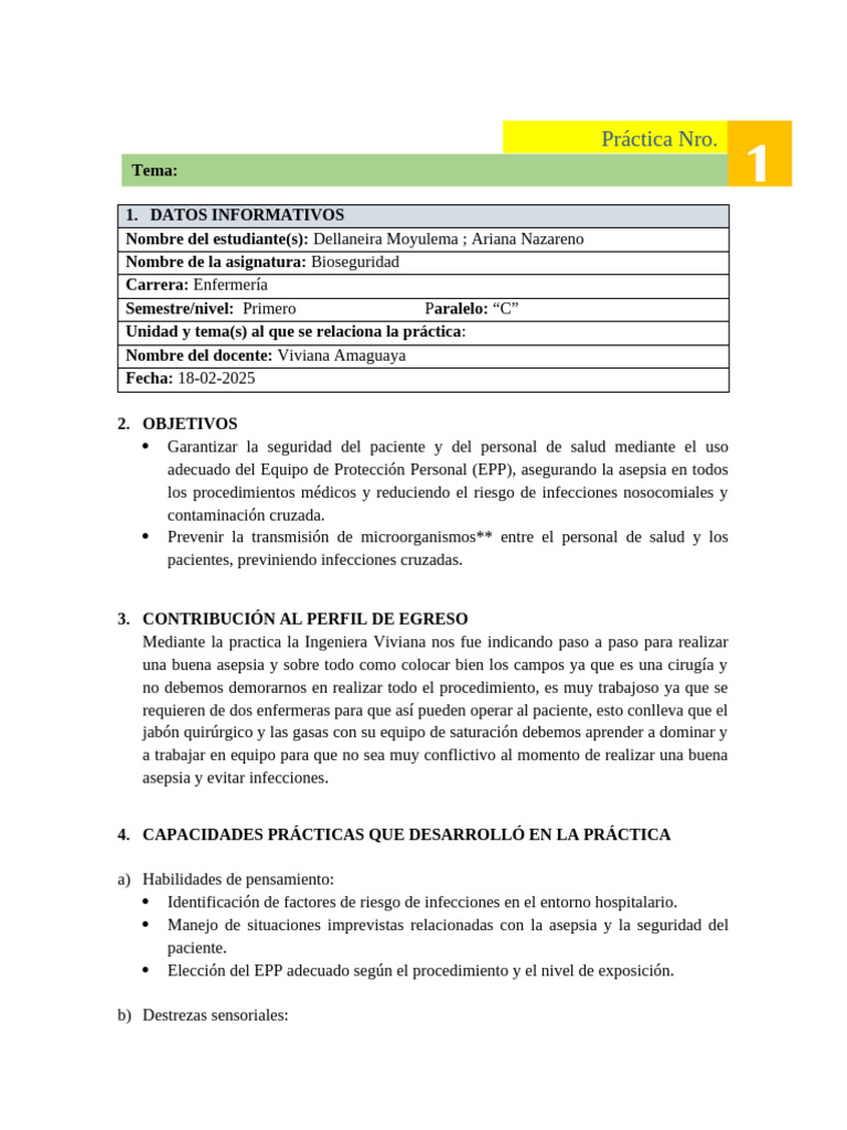 Epp Asepsia Al Paciente | PDF | Infección | Lavado de manos