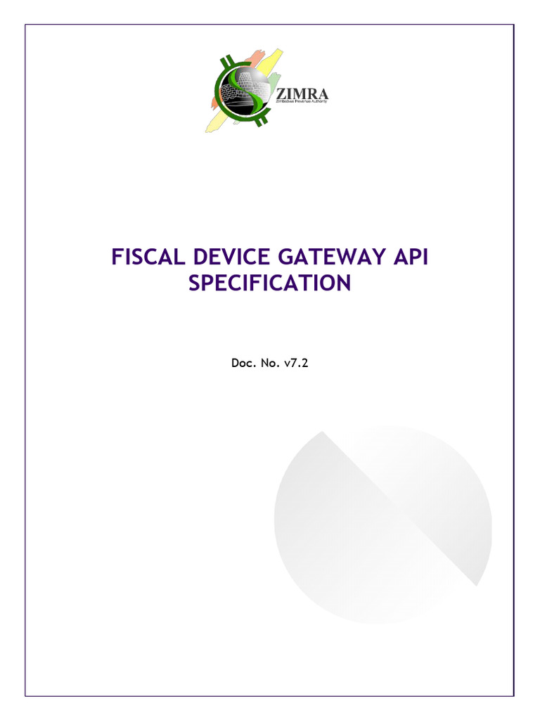 Fiscal Device Gateway API v7.2 - Clients | PDF | Public Key Certificate ...