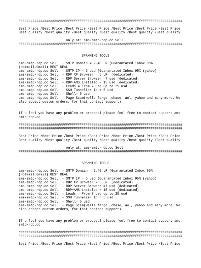 Hotmail Leads | PDF | Gmail | Spamming