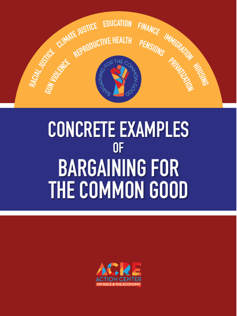 Concrete Examples of Bargaining For The Common Good | PDF | Trade Union ...