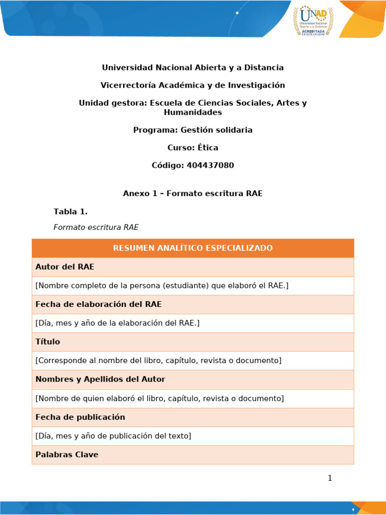 Anexo 1 - Formato Escritura RAE | PDF | Estilo apa | Citación