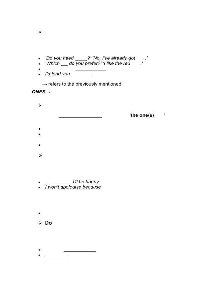 Substitution Explanation | PDF | Noun | Verb