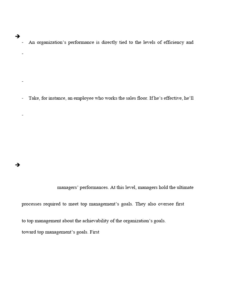 Efficiency vs. Effectiveness in Management | PDF | Goal | Decision Making
