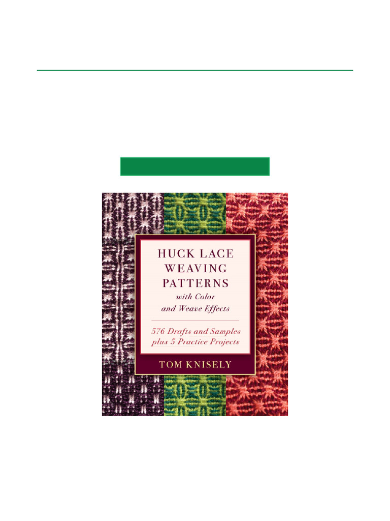 Huck Lace Weaving Patterns Guide | PDF