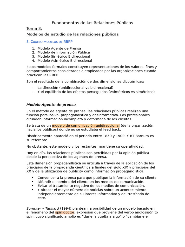Fundamentos de Las RRPP Tema 3 | PDF | Comunicación | Comportamiento