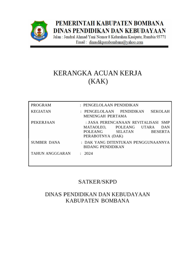 Kak SMP Dak Mataoleo | PDF