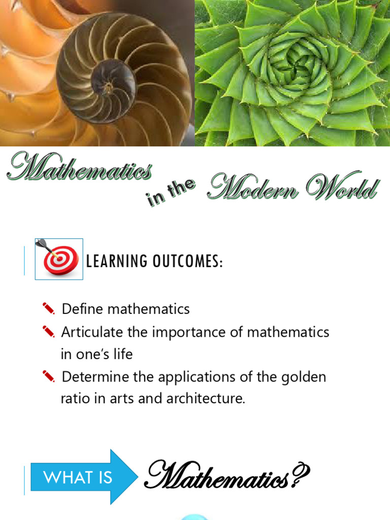 Importance of Mathematics in Life | PDF | Pattern | Mathematics