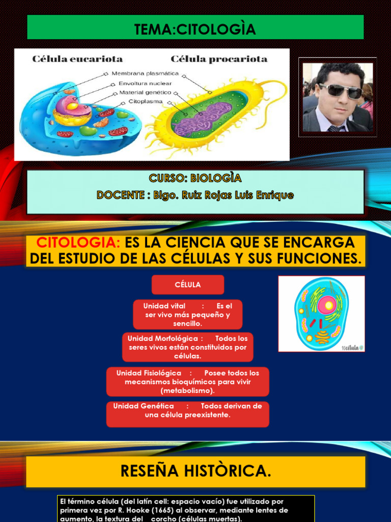 CITOLOGÌA | PDF | Biología Celular) | Las bacterias