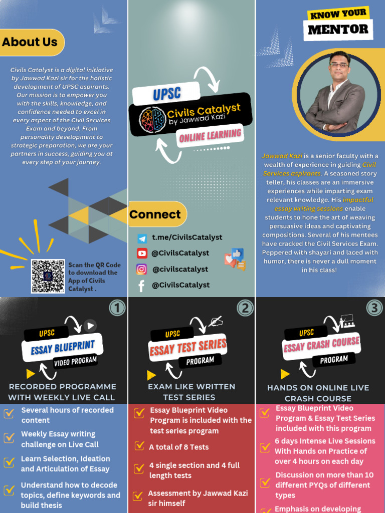 Civils Catalyst Brochure 1.0 | PDF | Essays | Human Communication