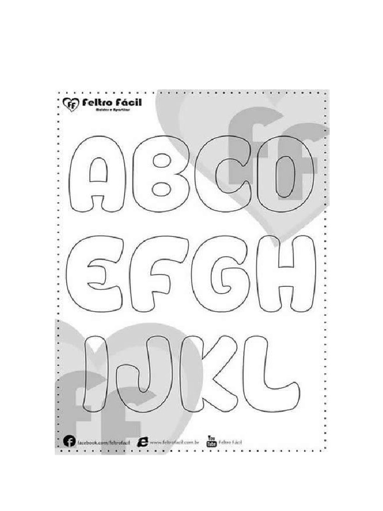 Molde de Letras | PDF