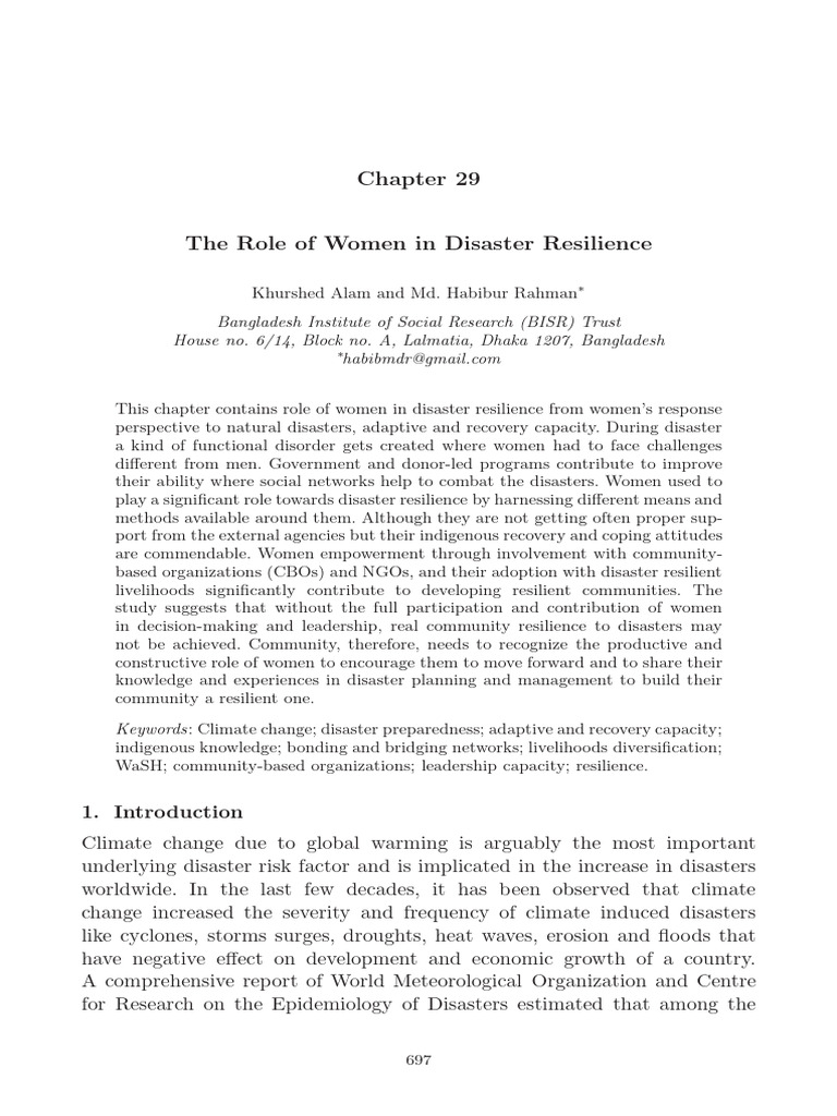 Edris Alam al at 2023 | PDF | Climate Resilience | Natural Disasters