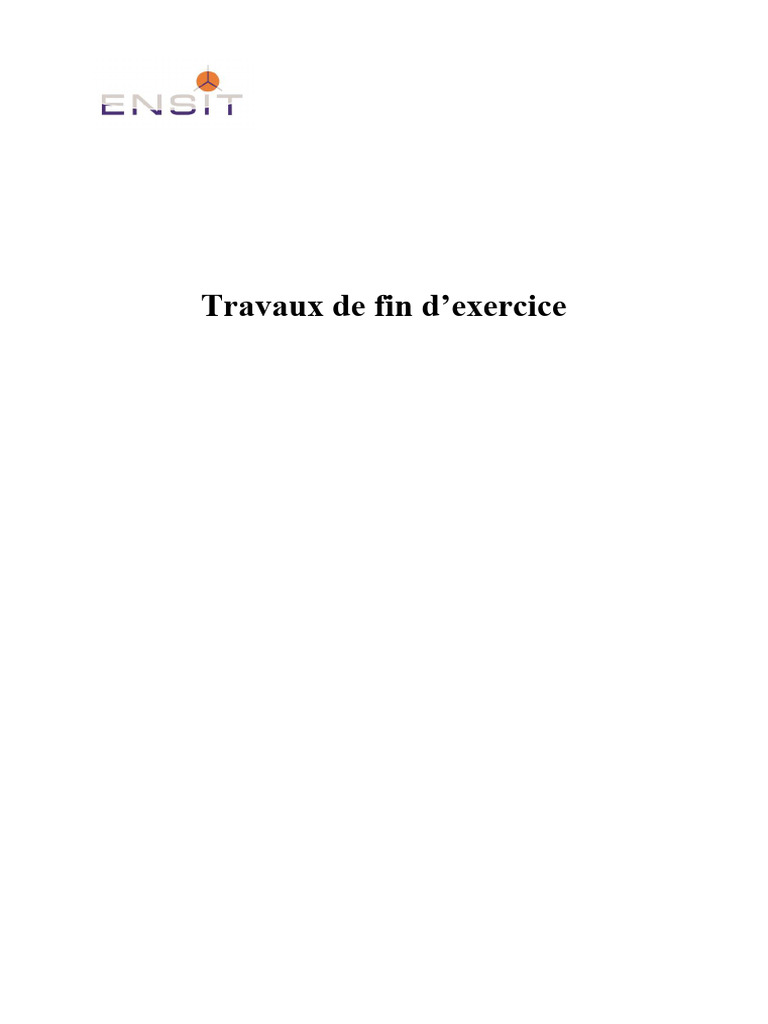 Travaux de Fin d'Exercice en Comptabilité | PDF | Dépréciation ...