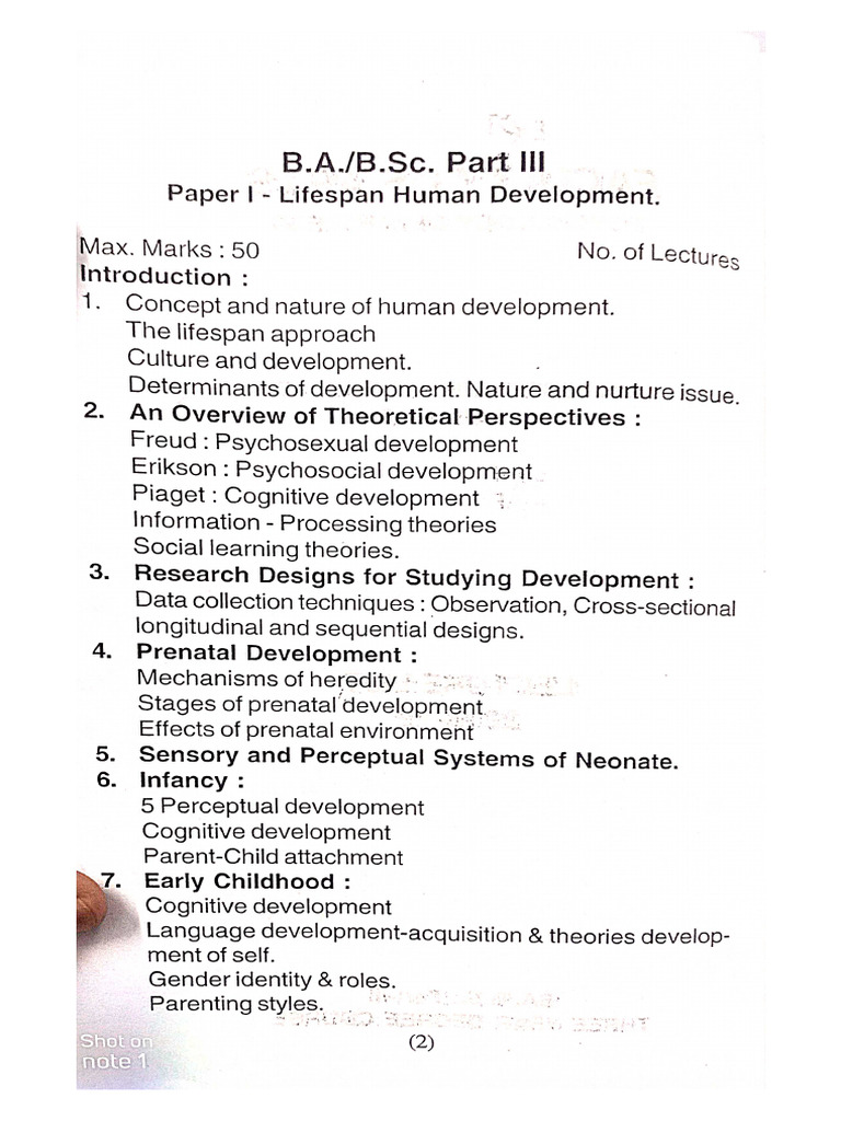 Ba3 Syllabus | PDF