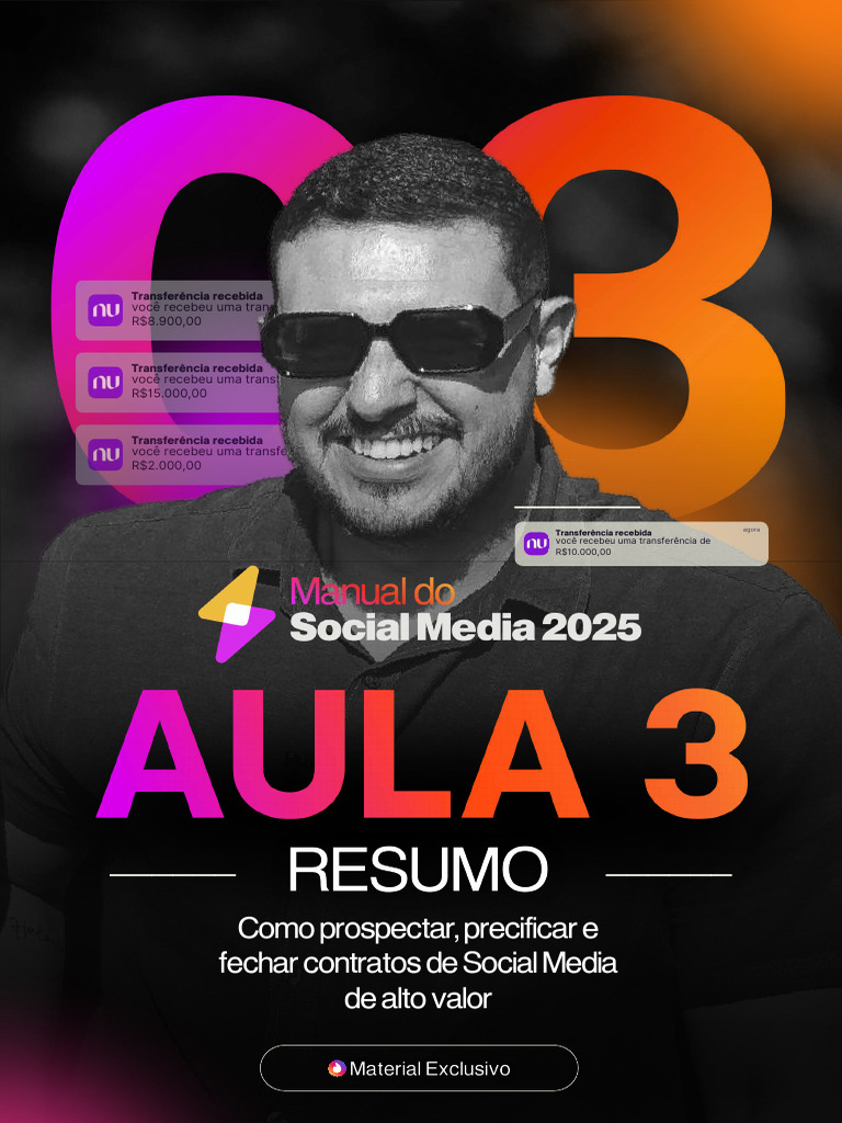 Material Aula 3 Manual Do Social Media 2025 | PDF | Gestão de relacionamento com o cliente ...